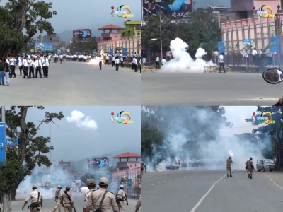 At least 10 students are injured in scuffle between ILP protestors and ...